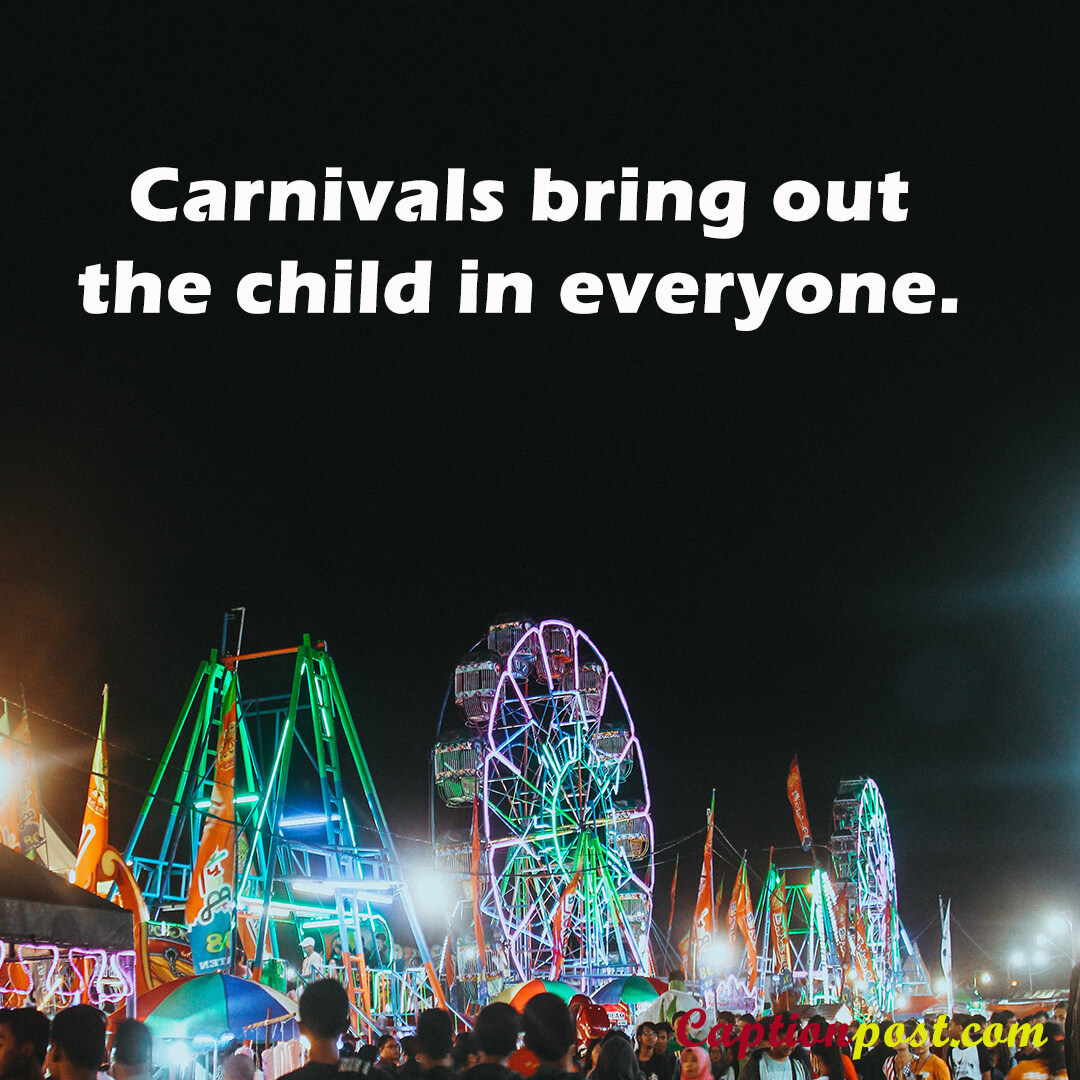 Best Carnival Captions for Social Media Post - Captionpost