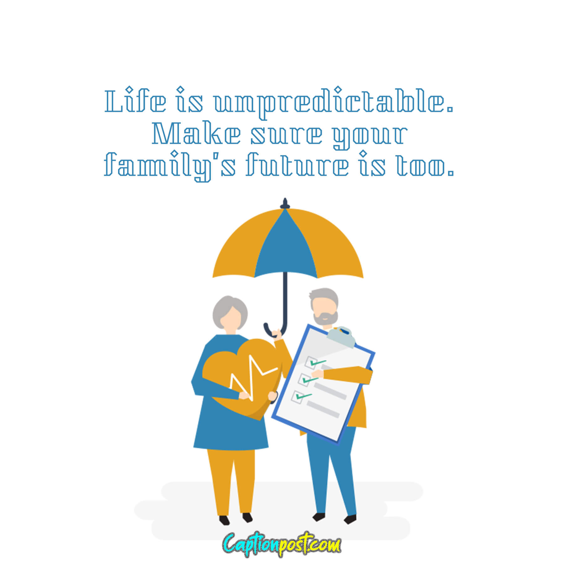 Life Insurance Captions & Slogans - Captionpost