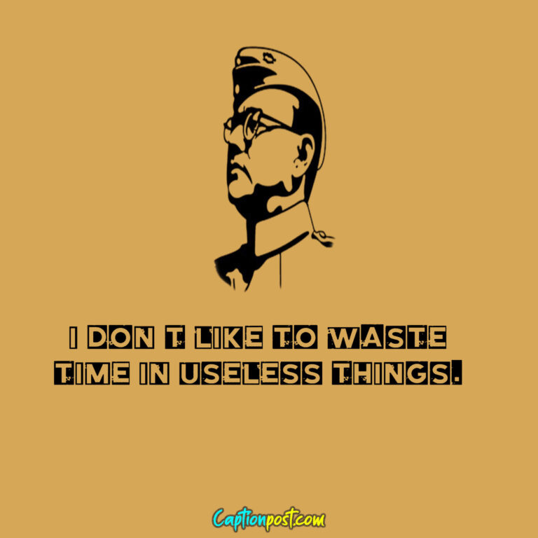 Netaji Subhash Chandra Bose Quotes And Slogans - Captionpost