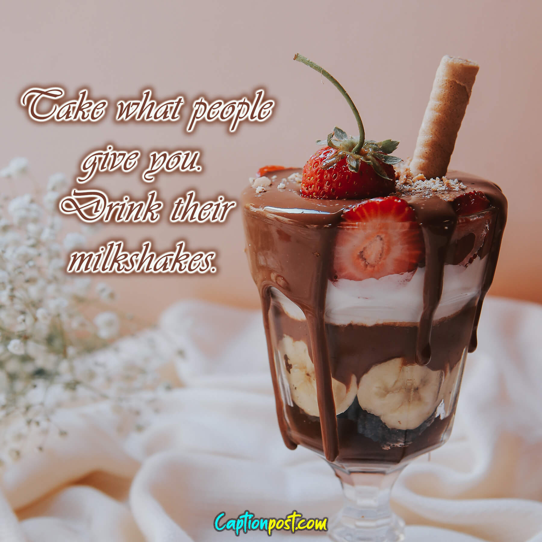 Catchy Milkshake Captions For Instagram Post - Captionpost