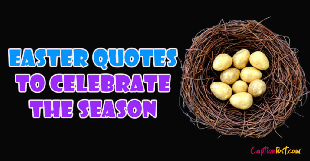 55+ Best Easter Quotes To Celebrate the Season - Captionpost